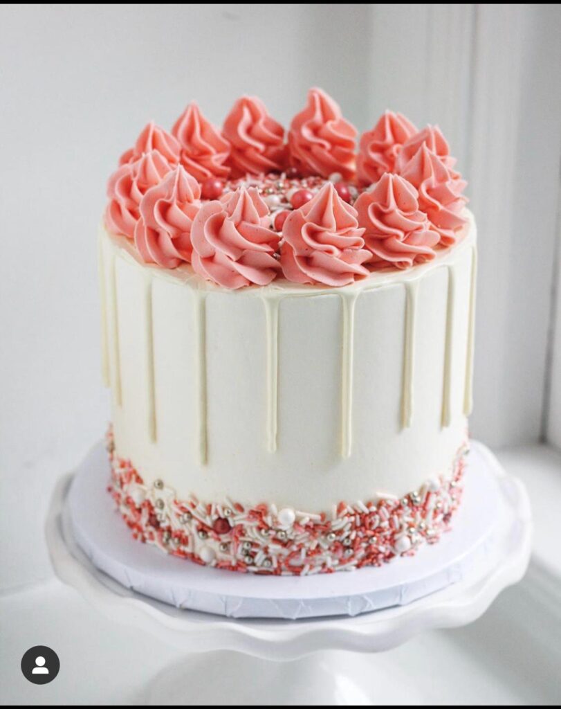 dripping flower cake - Honey Special Cake