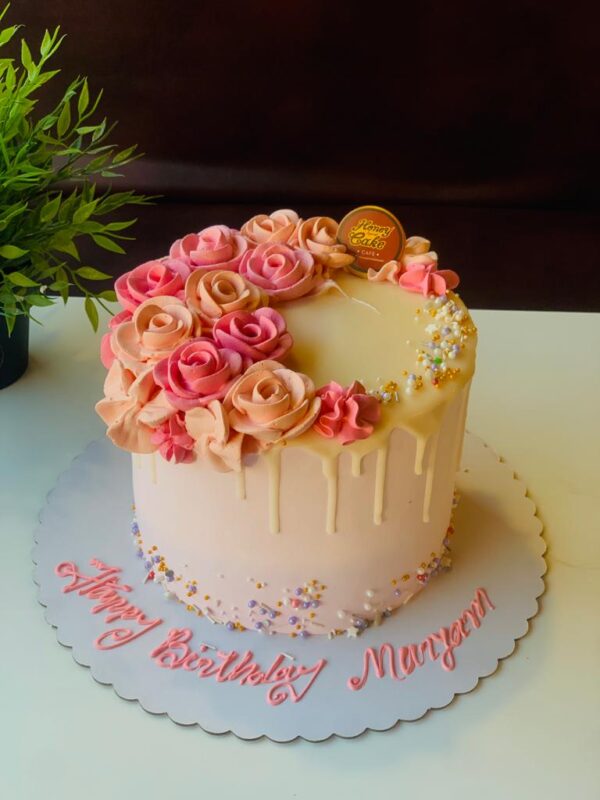 customized girl theme cake - Honey Special Cake